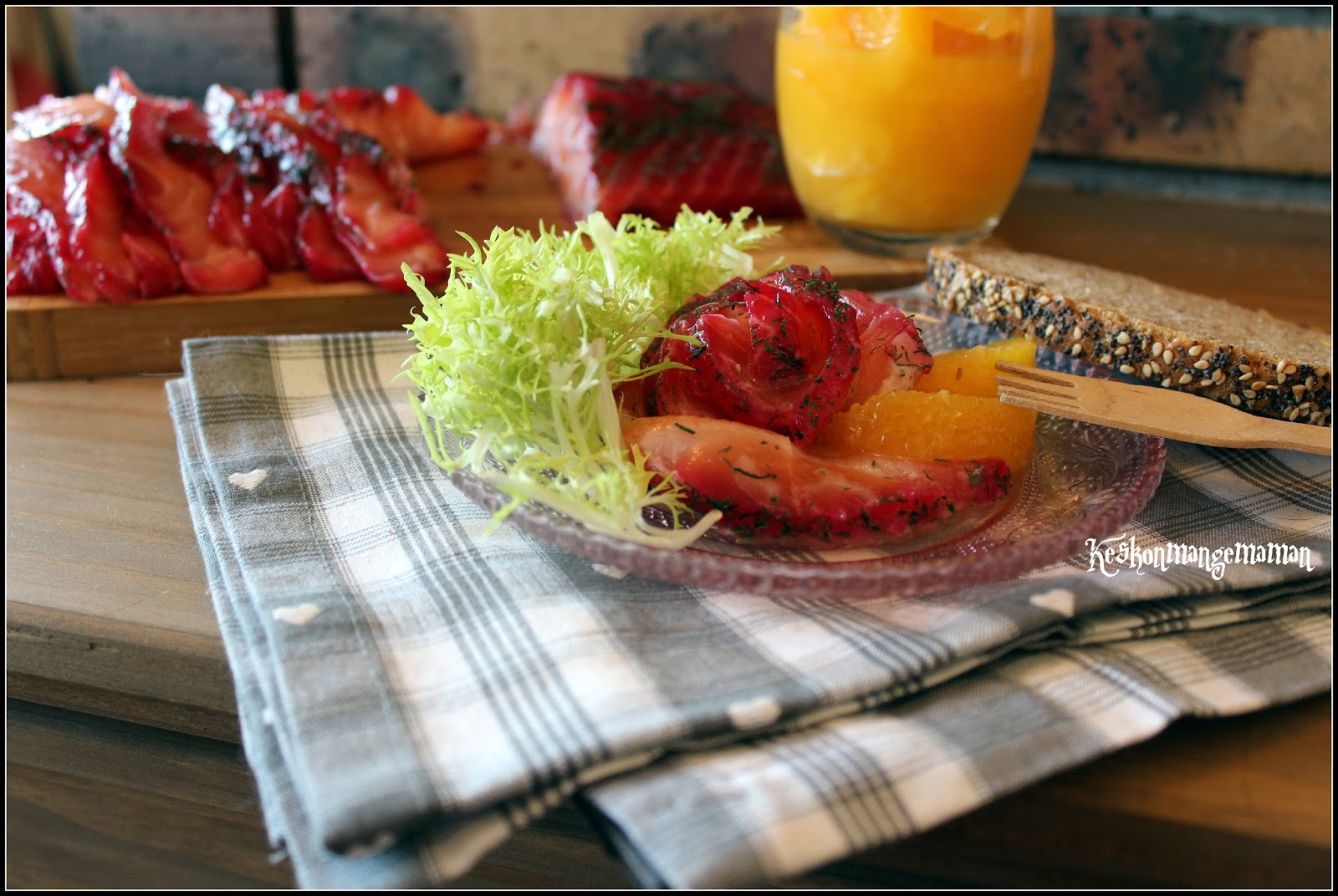 Keskonmangemaman?: saumon graflax aneth et betterave pour le ...