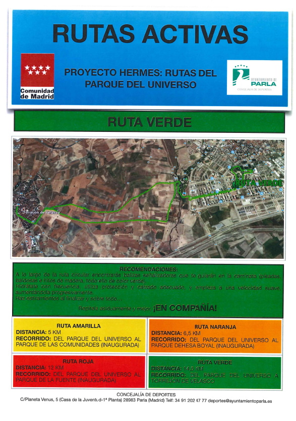 Casa del Deporte: Mañana se inaugura la Ruta Verde