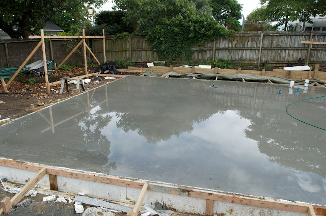 FLOOR SLAB - FIRST POUR | The New Zealand's First Passive House