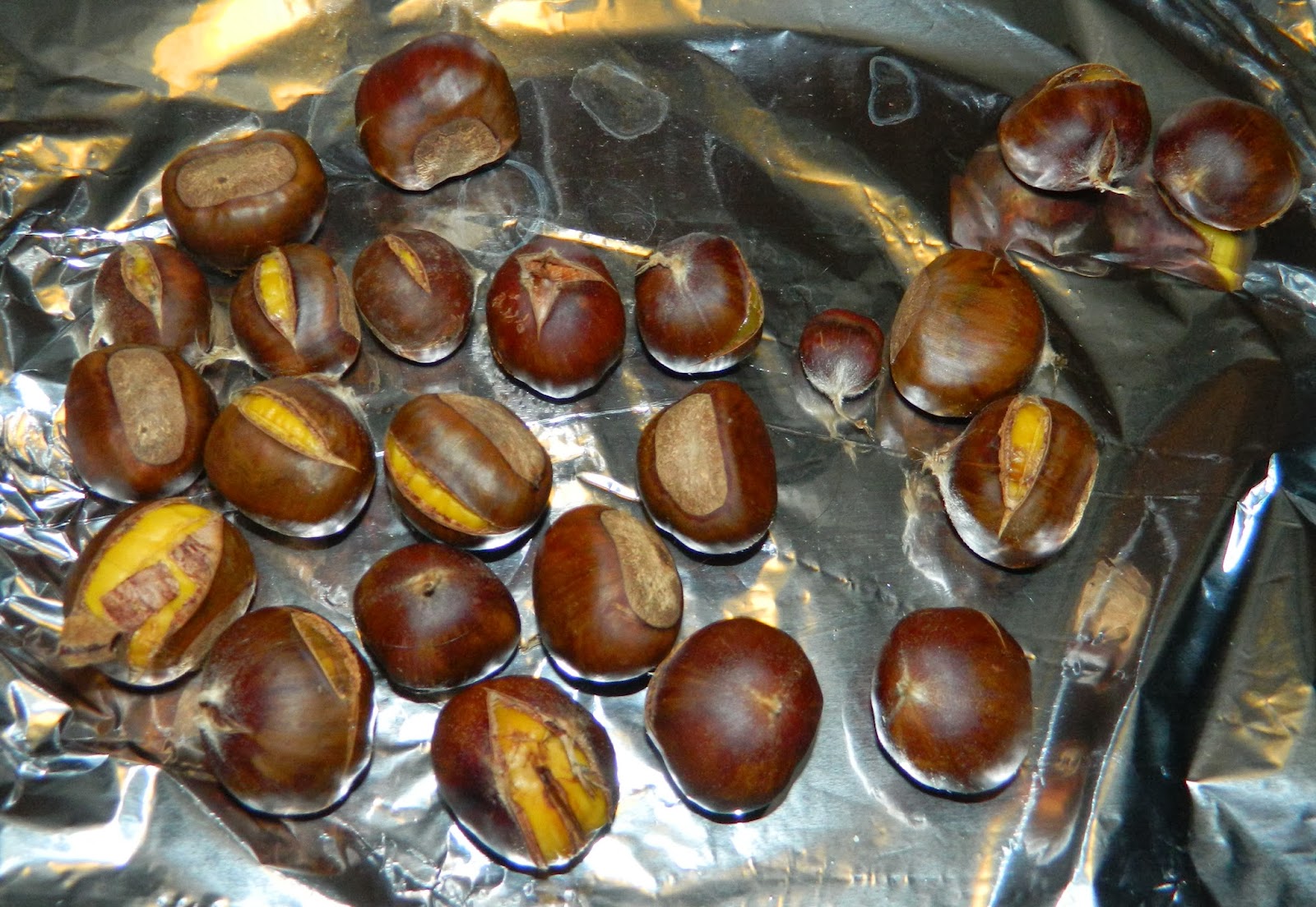Lise's Log Cabin Life: Roasting Chestnuts