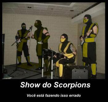 Show do Scorpions - Memes divertidos para Whatsapp, Facebook & Instagram