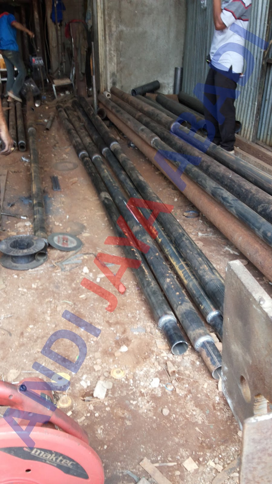 AJA: Proses Produksi Tiang PLN / Listrik & Tiang PJU Bulat