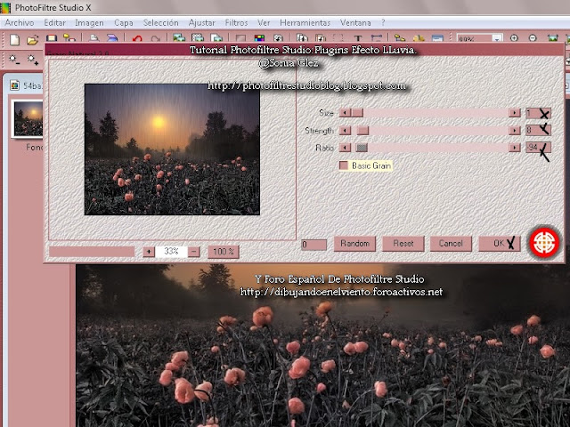 En la segunda capa ponemos los mismos valores pero cambiamos Size a 2