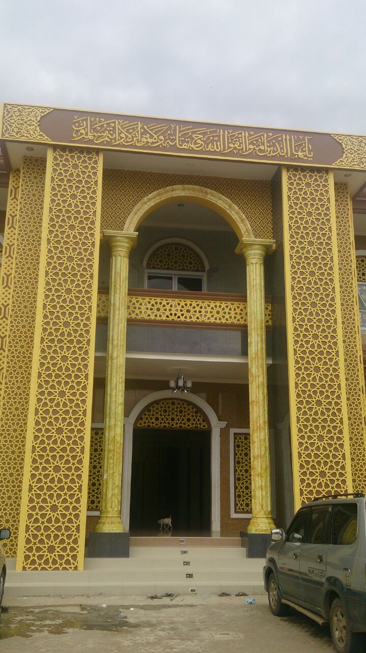 Ornamen Relief GRC Pada masjid bernuansa Turki dapat di lihat pada ...