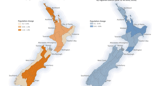 Maps Mania: Mapping New Zealand Population Growth
