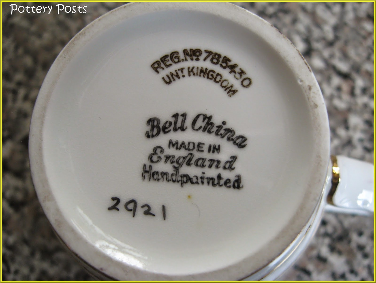Pottery Posts: Bell China