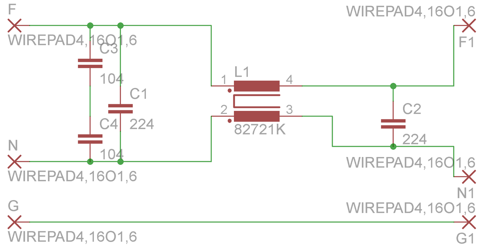 RO ELECTRONICA: SCHEMA FILTRU DE RETEA