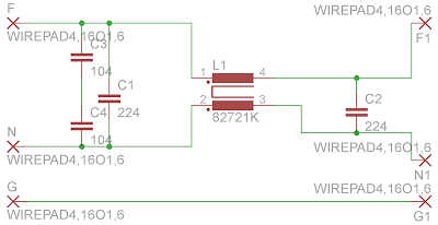 RO ELECTRONICA: SCHEMA FILTRU DE RETEA