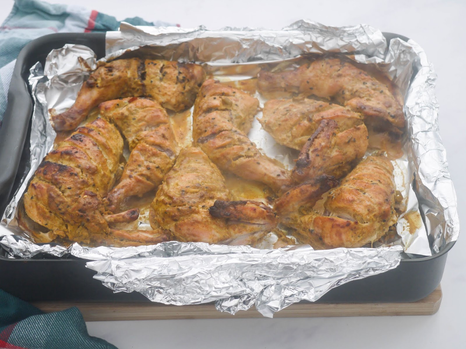 This Muslim Girl Bakes: Achari Roast Chicken.