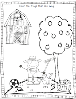 Living And Nonliving Things Coloring Pages