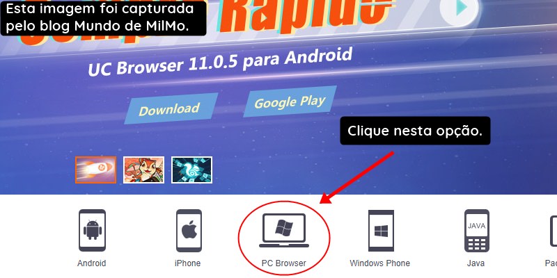 Mundo de MilMo: Como jogar MilMo no UC Browser?