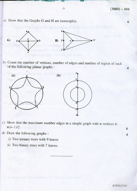 discrete mathematics question papers - Questions Papers Examples