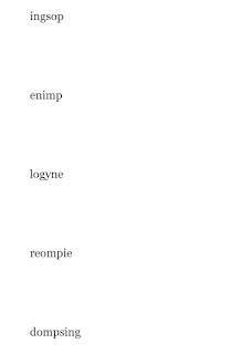 pulpetti: New collection of one-word poems out