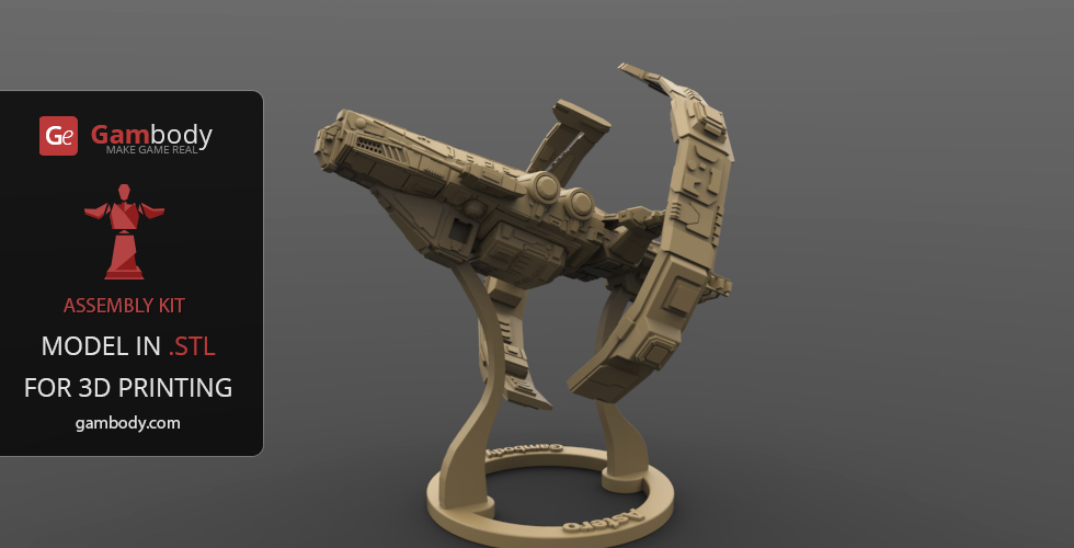 EVE Online - Astero Model for 3D Printing | Assembly Model | Nixon's 3D ...