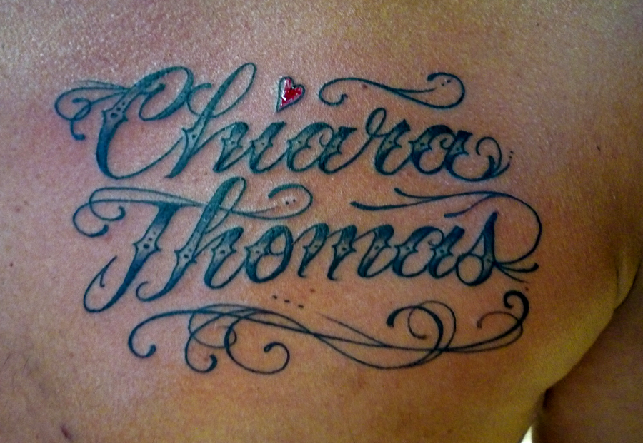 Script Tattoo Design Idea Photos Pictures Images | Popular Tattoo Designs