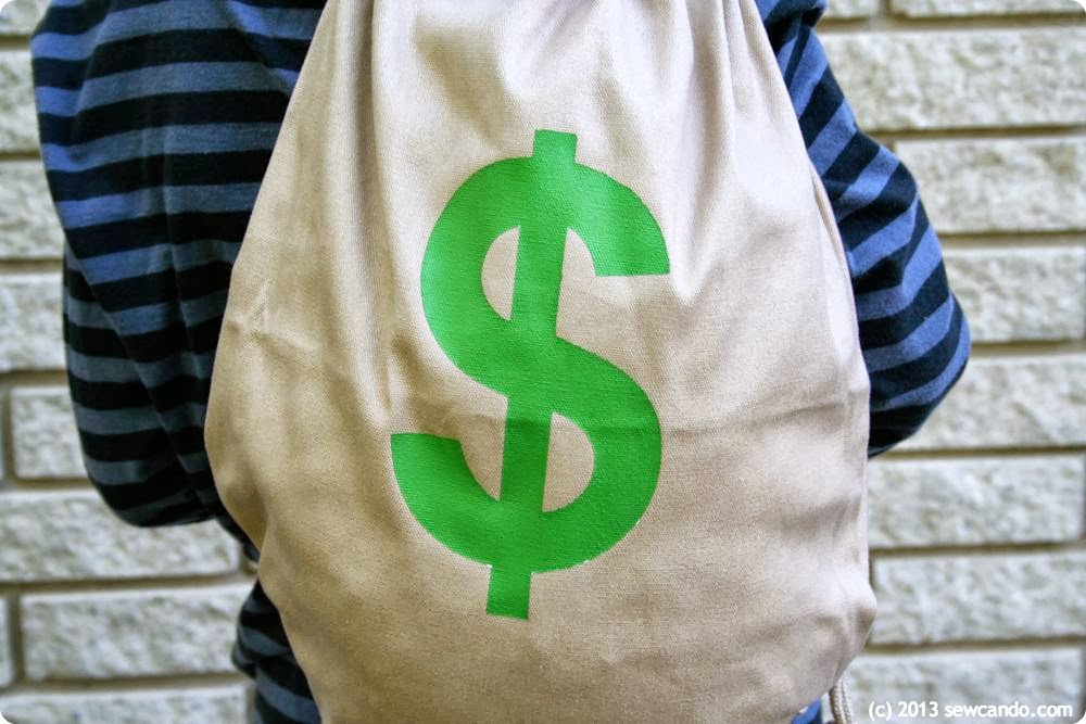 Sew Can Do: Easy DIY Costumes: Old Time Bank Robber & BOO-tiful Ghost