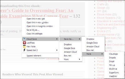 How to Directly Save Files From Web to Dropbox, Google Docs, SkyDrive ...