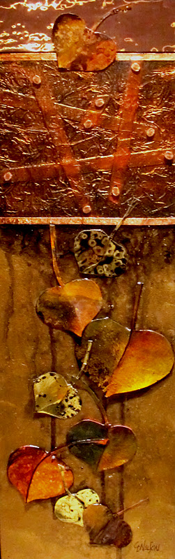 CAROL NELSON FINE ART BLOG: "AUTUMN ELEGY" 11082, copper, aluminum ...