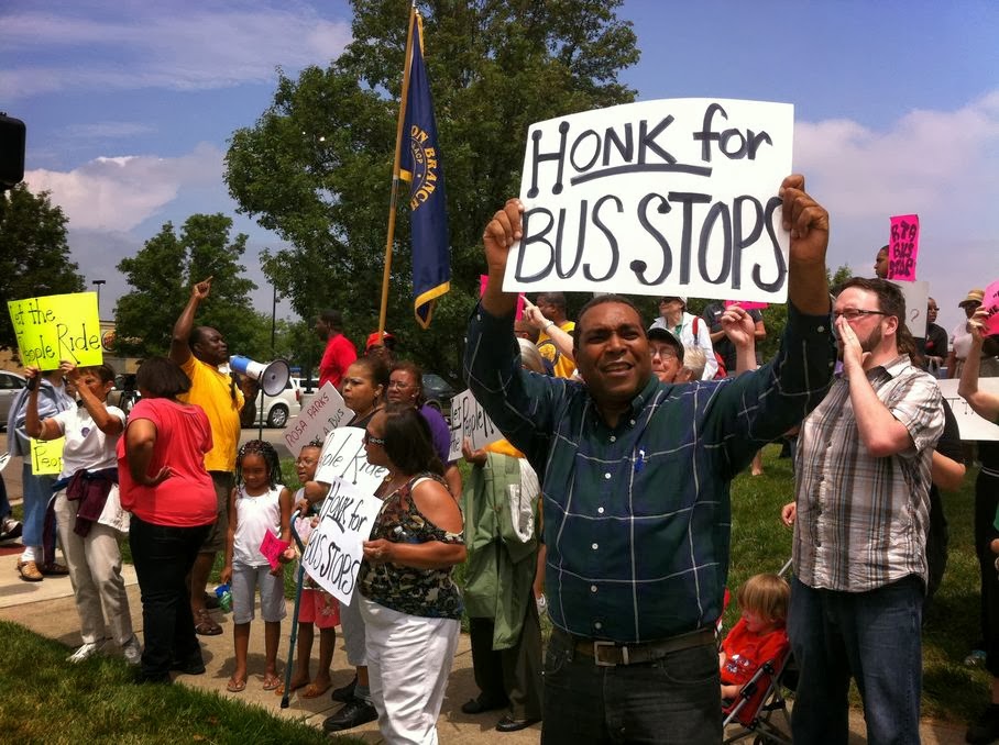 Journalism or Bust!: Soap Box: Bus Stops and MLK Day