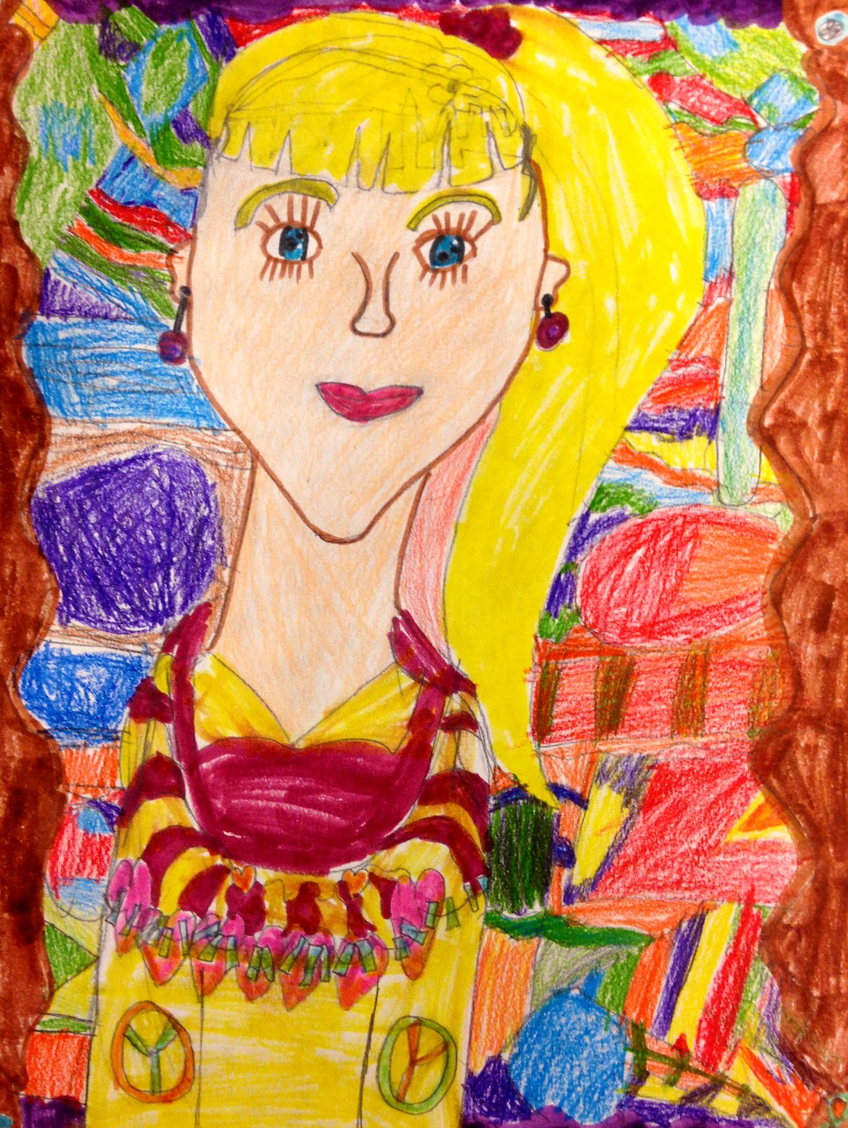 Sand Creek Star Gallery: 1st Grade Self Portraits