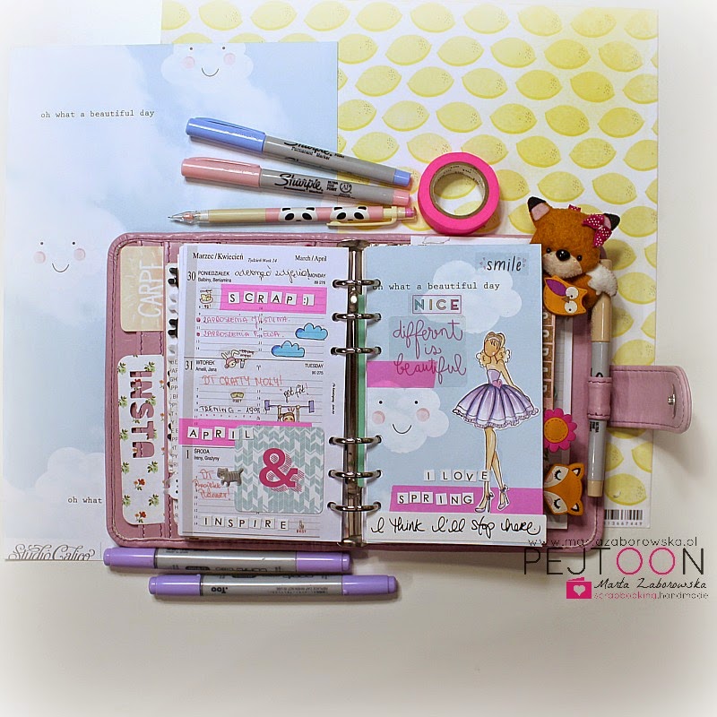 Projekt Planner: Pastelowy kwiecień