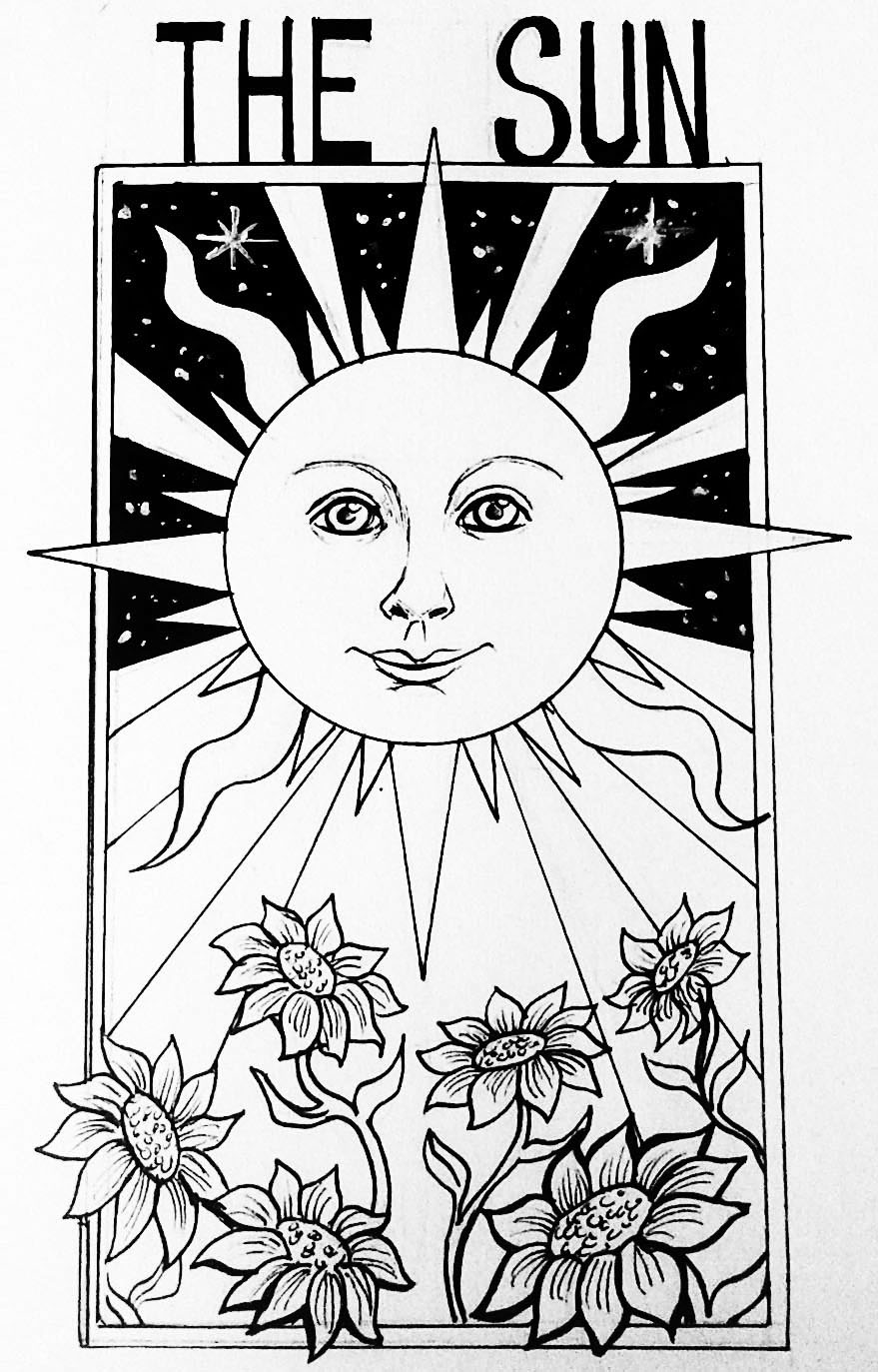 Ewelina's Art: The Sun Tarot