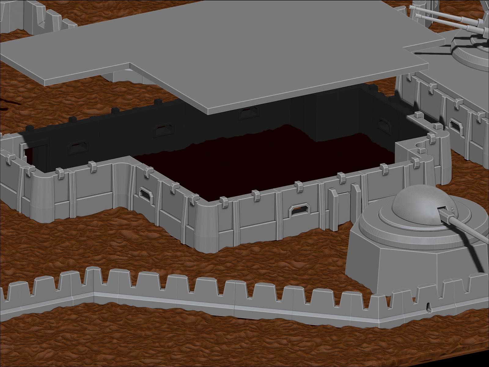 [TMP] "The Concrete Bunker: Modern/Sci fi 3D print terrain" Topic