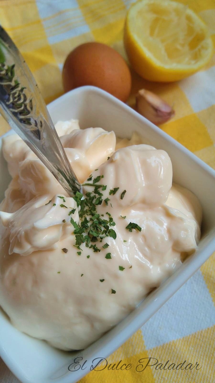 Mayonesa casera y truco para que no se corte - El dulce paladar