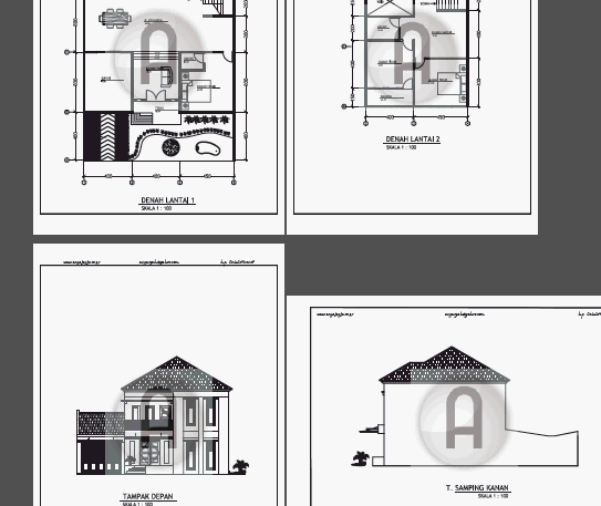 Desain Rumah 2 Lantai Pdf