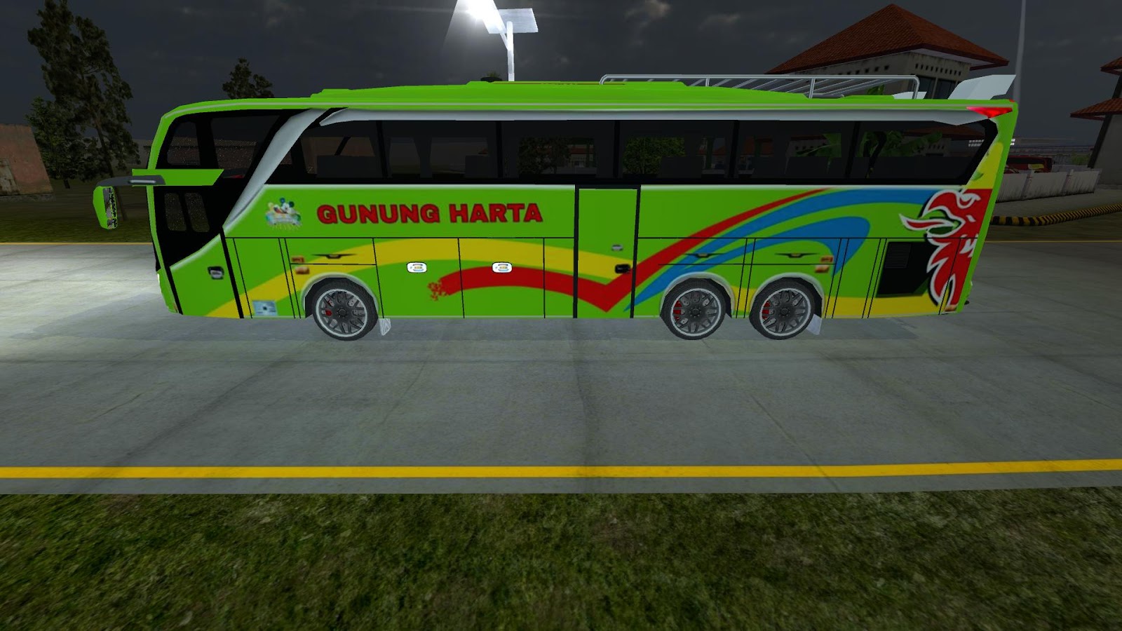 Livery Bus Gunung Harta SHD by Akill BUSSID - Bagus ID