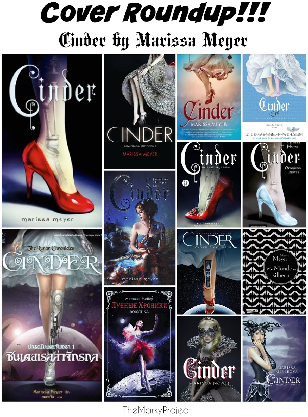 Cover Roundup: Cinder by Marissa Meyer - The Marky Project