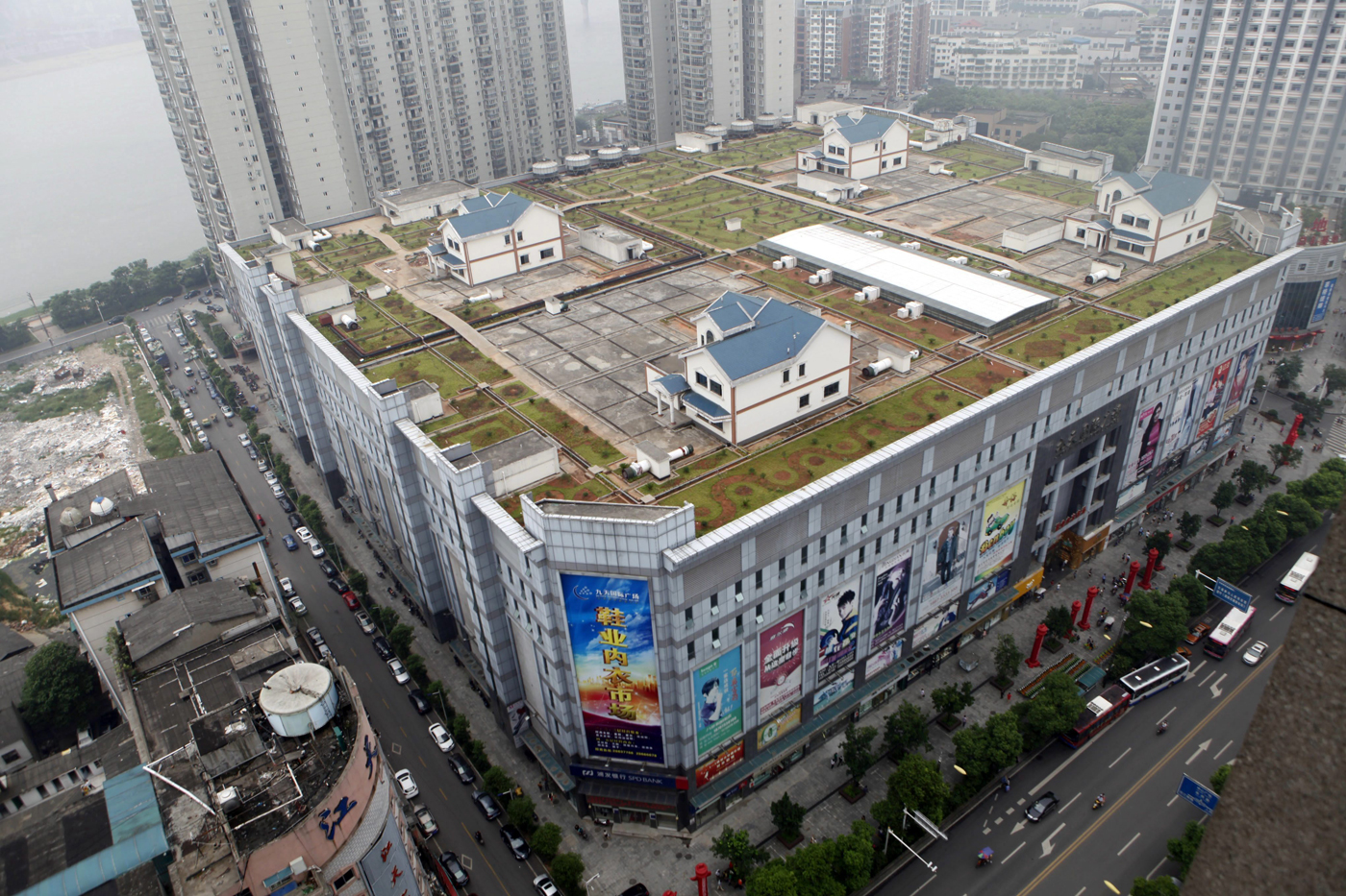 Housing market looking up.. Luxury homes built on top of eight-storey ...