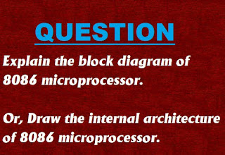 Explain the block diagram of 8086 microprocessor. - M.M.R cse