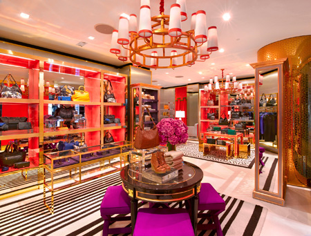Design + Obsessed: Tory Burch's Vibrant Stores