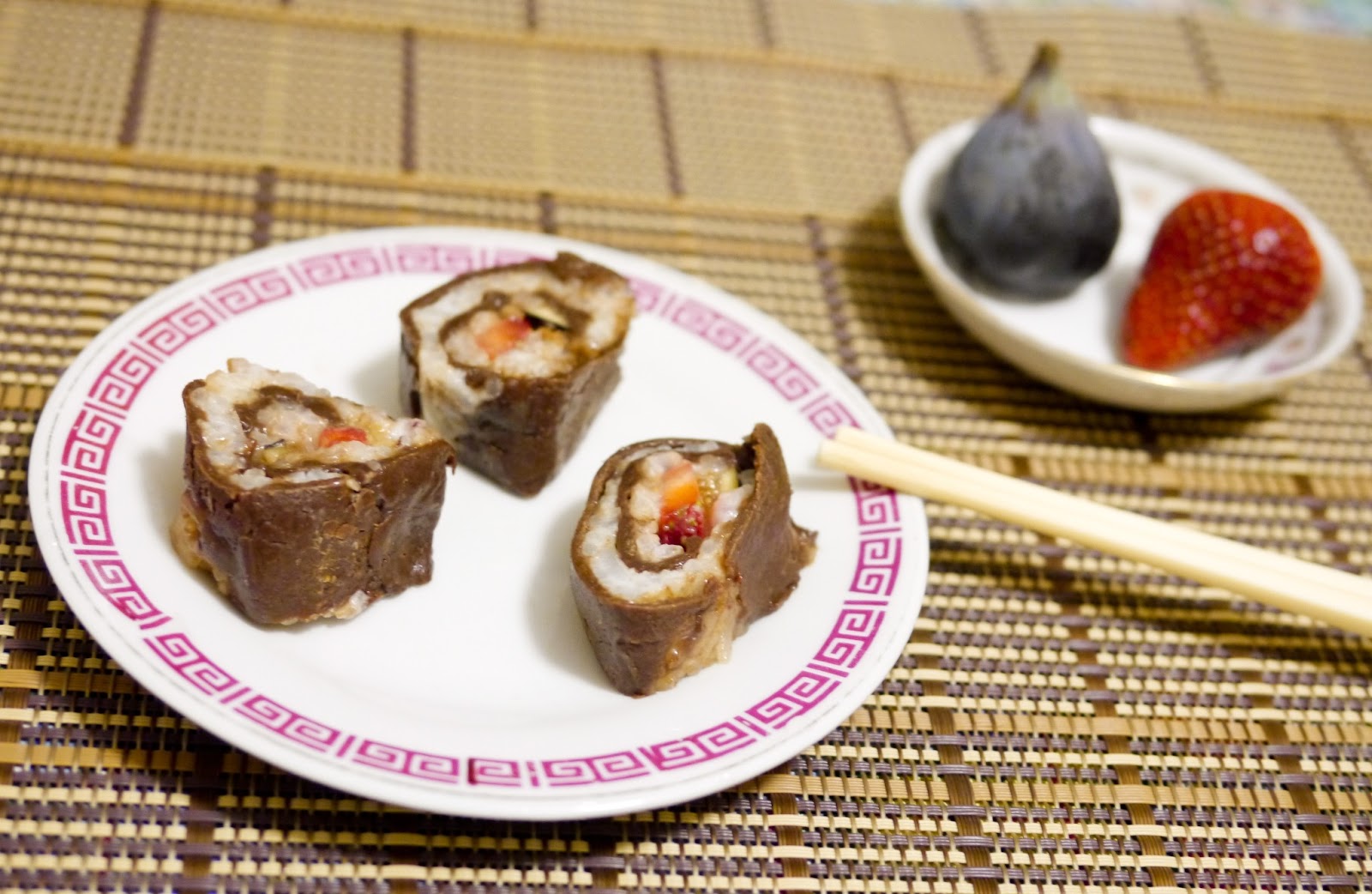 Random Cuisine: Chocolate Sushi with Coconut Rice