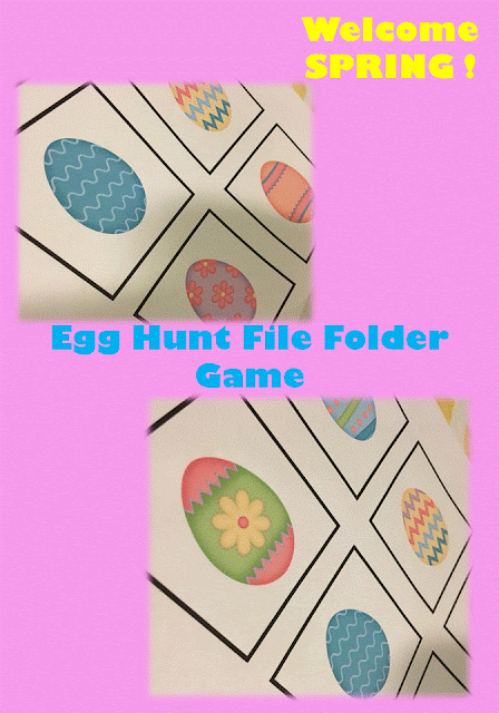 Autism Classroom: Looking Forward to Spring with File Folders, Language ...
