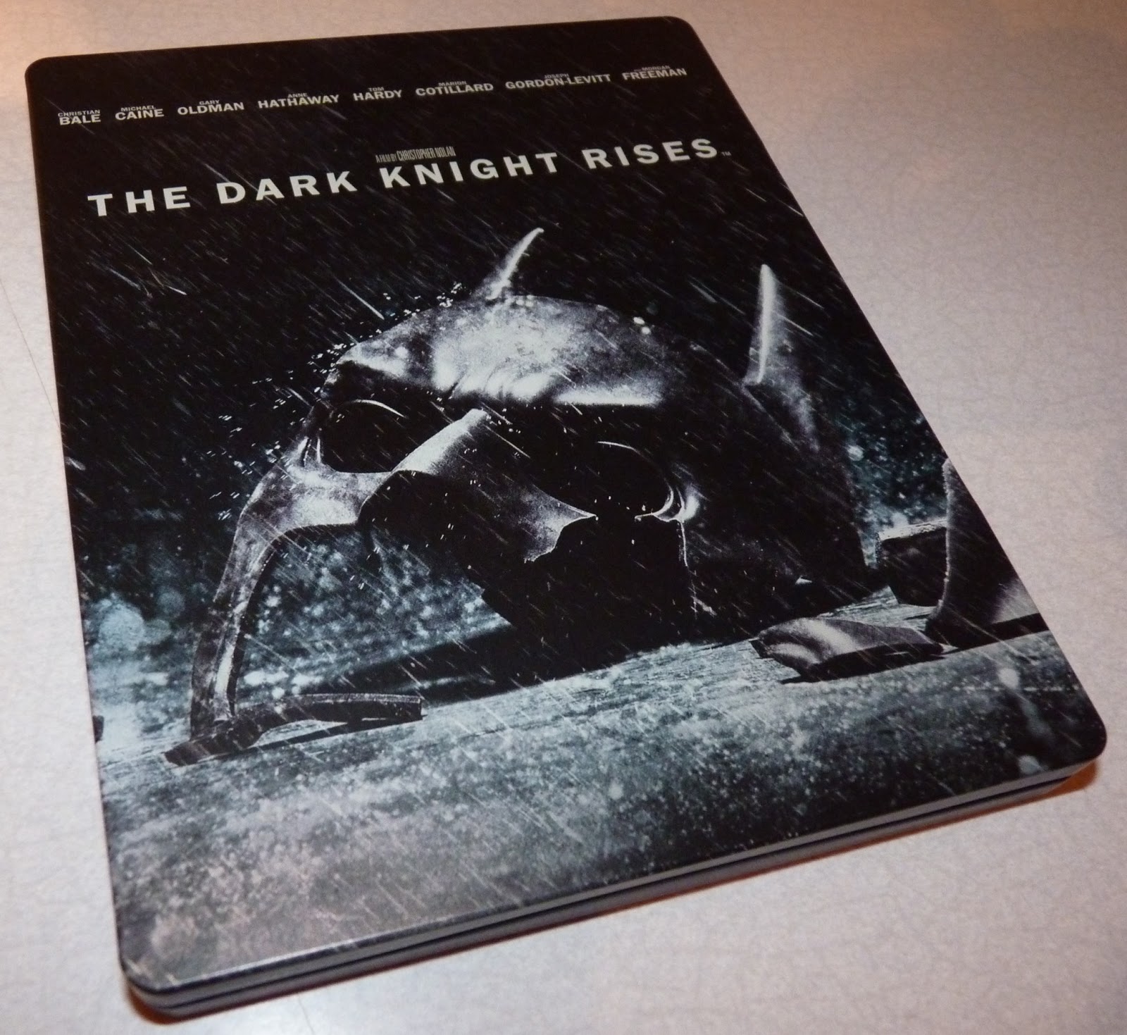 Blu Ray, Sound and Vision: The Dark Knight Rises HMV Exclusive Steelbook