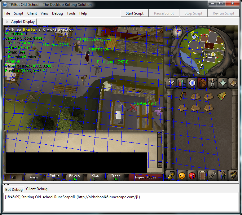 Old-School RuneScape Hacks/Bots