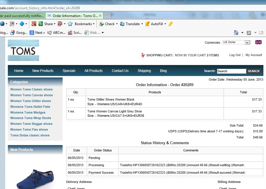 The Maggie Peach: The Toms Outlet--my experience