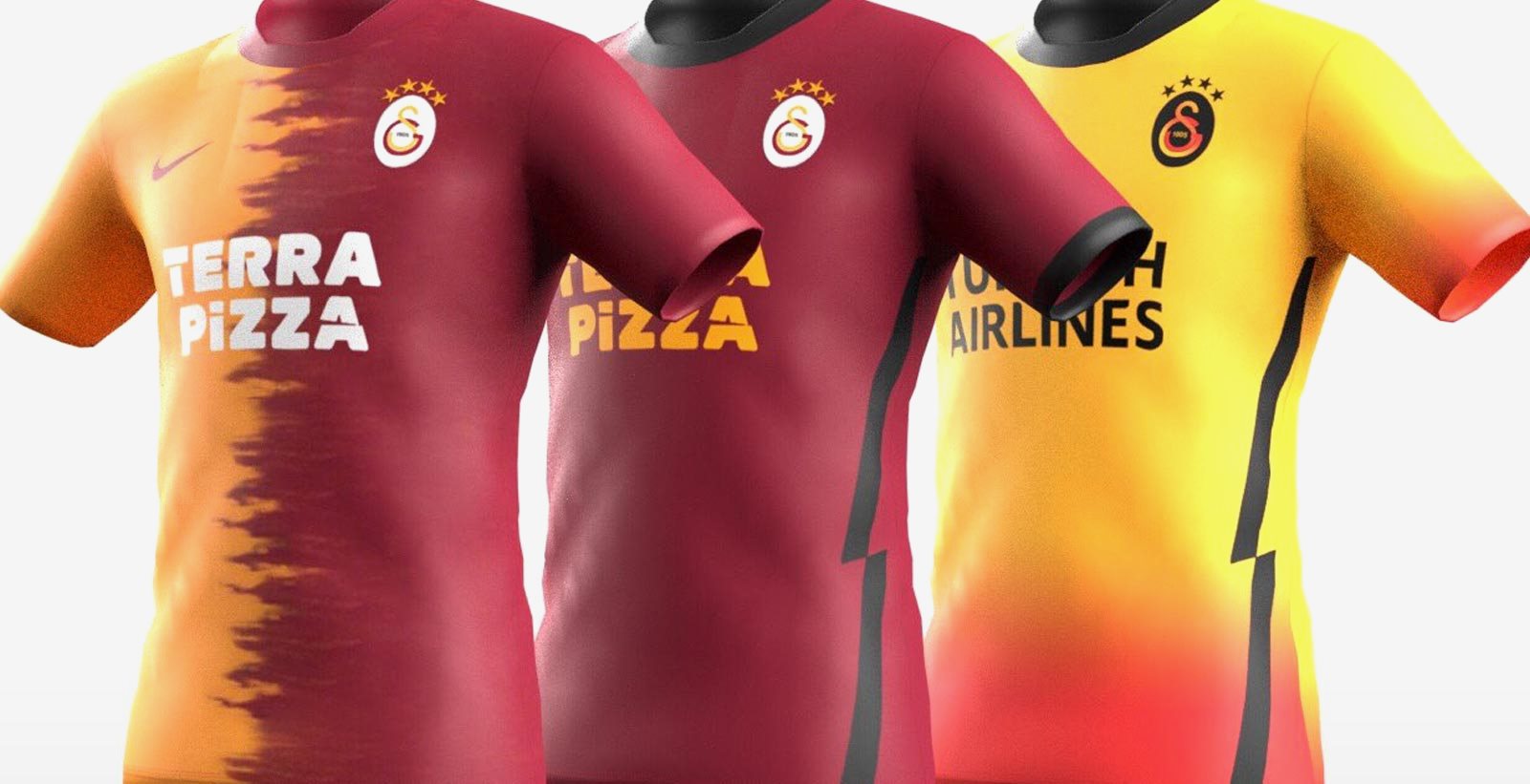 Nike Galatasaray 2020-21 Home, Away & Third Kits Predictions - Footy ...