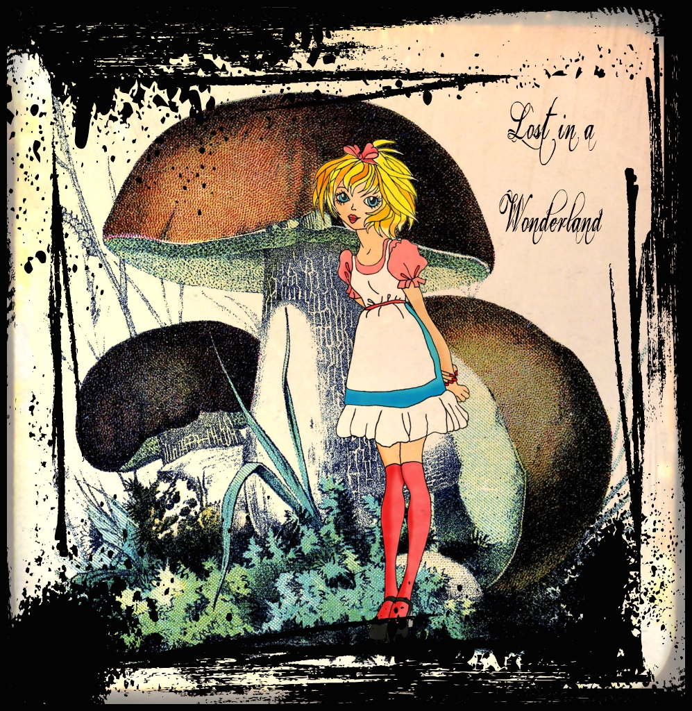 Wendylynn's Paper Whims: Alice in Wonderland Digital Art