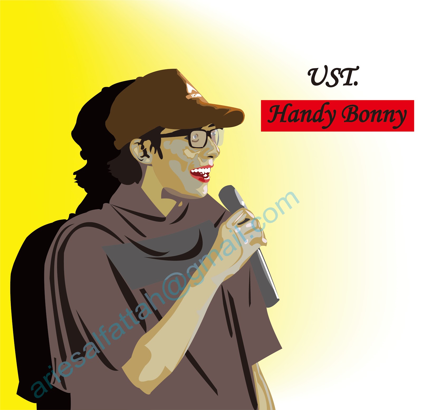 Sekedar Hobi: Ustadz Handy Bonny Vector Art