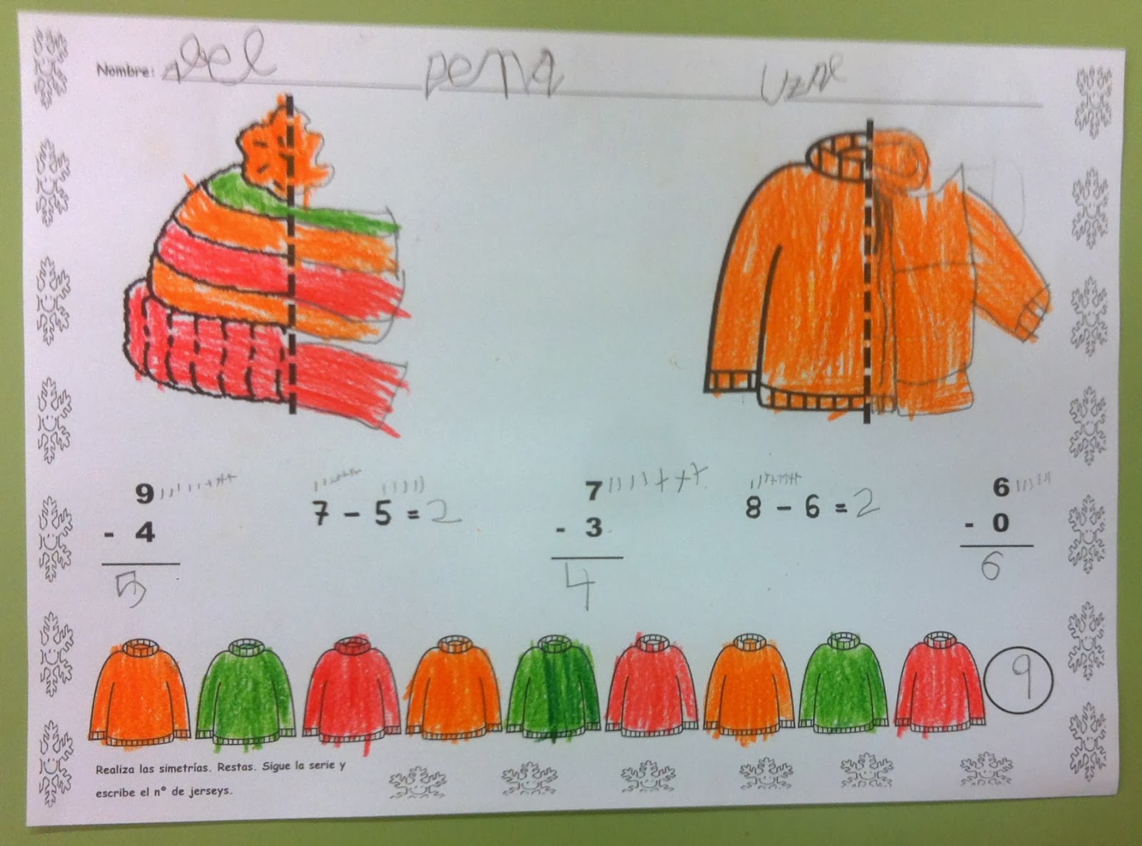 Cole de colores: EL INVIERNO