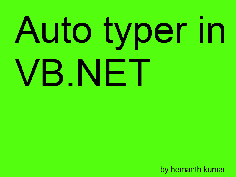 Visual Basic Dot Net Code: August 2012