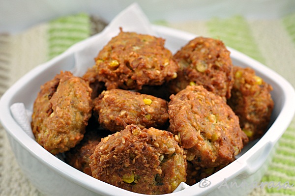 Annarasa ~ Essence of Food: Makkai ka Wada | Corn Vada | Sweet Corn ...