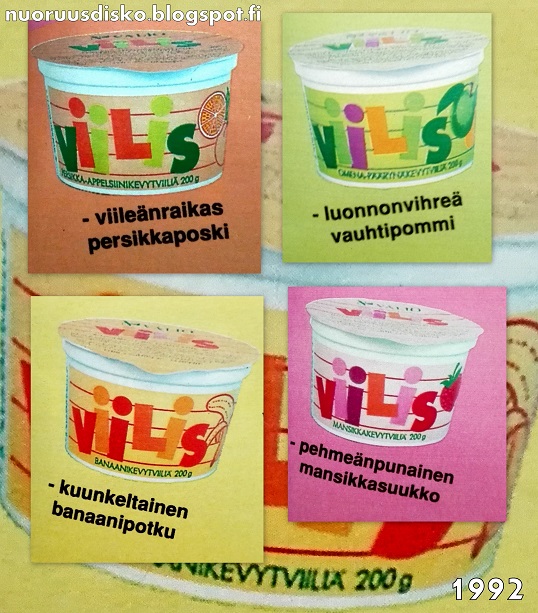 Nuoruusdisko: Välipalalle! Jogurtteja, viilejä ja rahkaa 90-luvulta