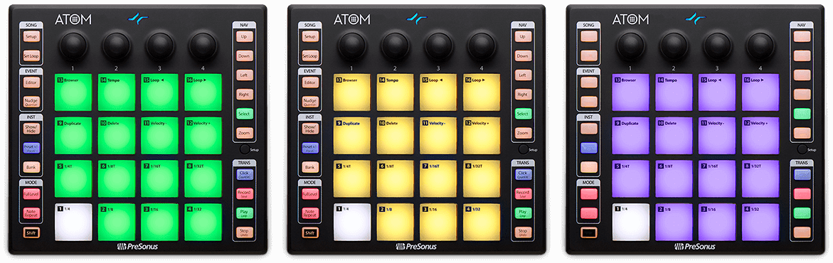 MATRIXSYNTH: PreSonus ATOM Production and Performance Pad Controller