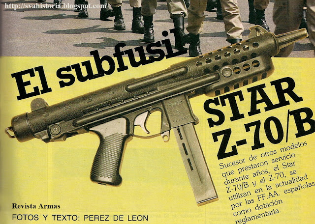 Historia del S.V.A.: El subfusil español Star Z-62.
