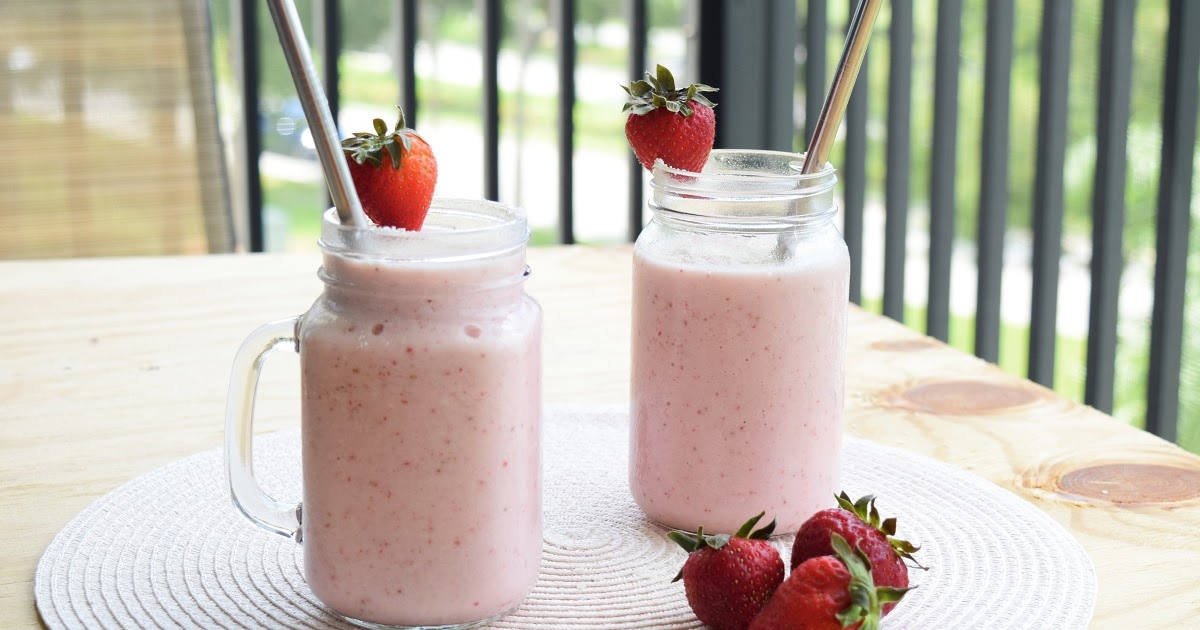 Smoothie de banana y fresa - Sabrina´s Sea of Colors