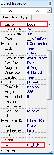 Active Delphi: Criando caixa de login em Delphi